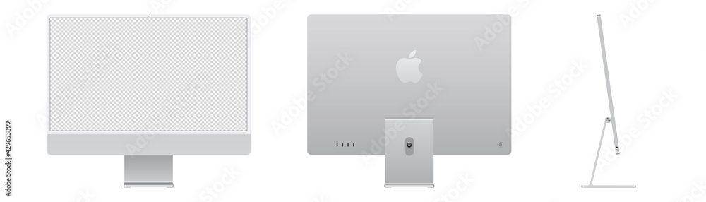 Imac Back Vector