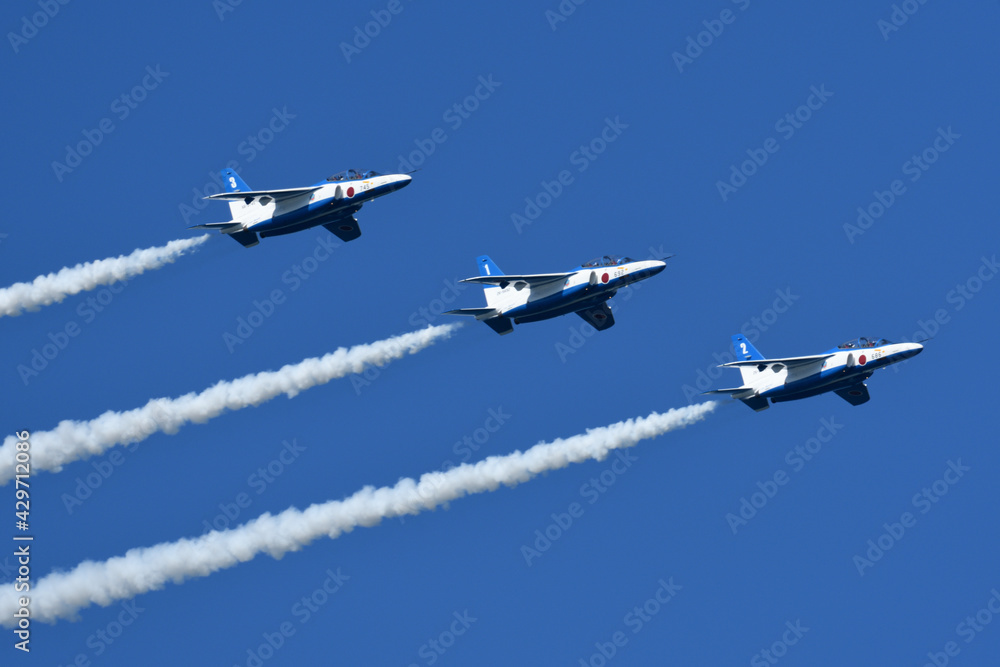 Ishikawa, Japan - September 15, 2019:'Blue Impulse' aerobatic ...