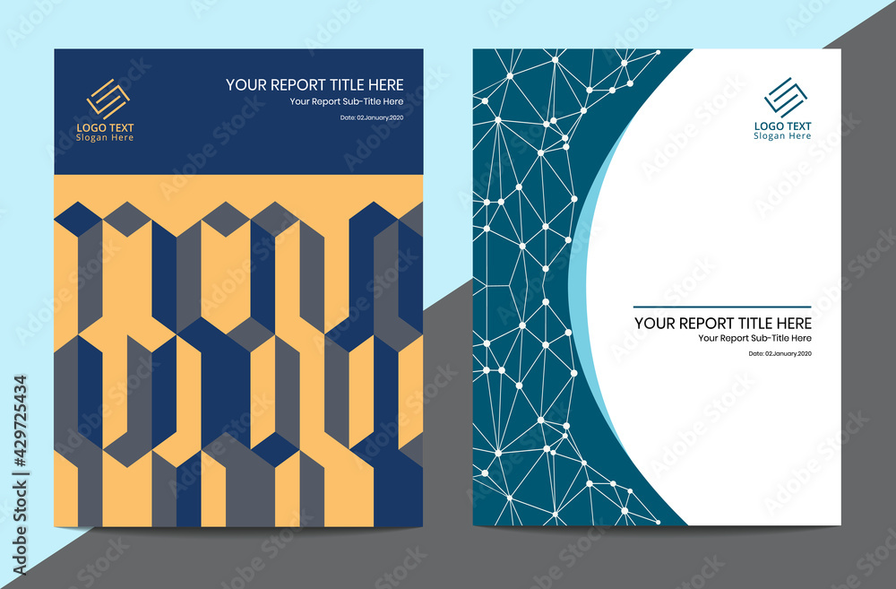 Professional Report cover, brochure, document and book cover design ...