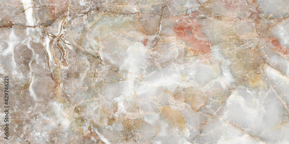 close up of natural onyx marble stone slab texture for background ...