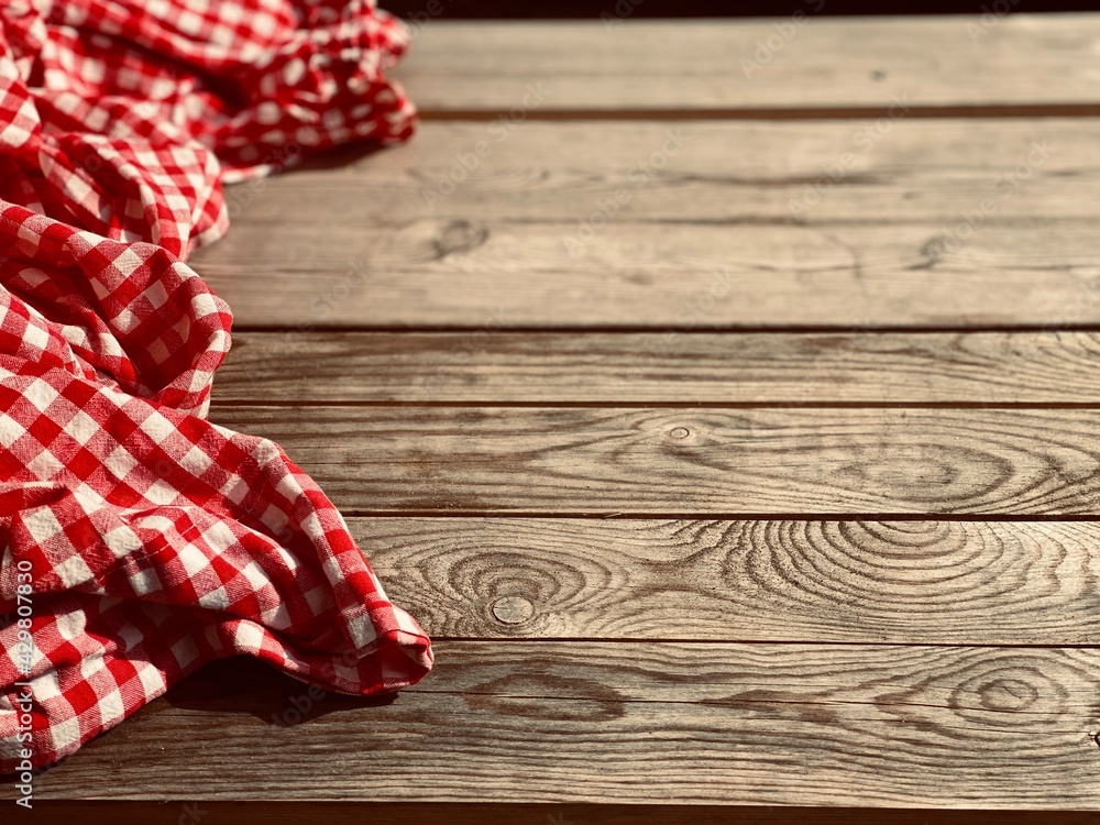 Picnic Table Wood Background