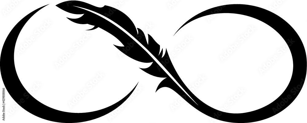 Infinity Symbol With Feather Meaning