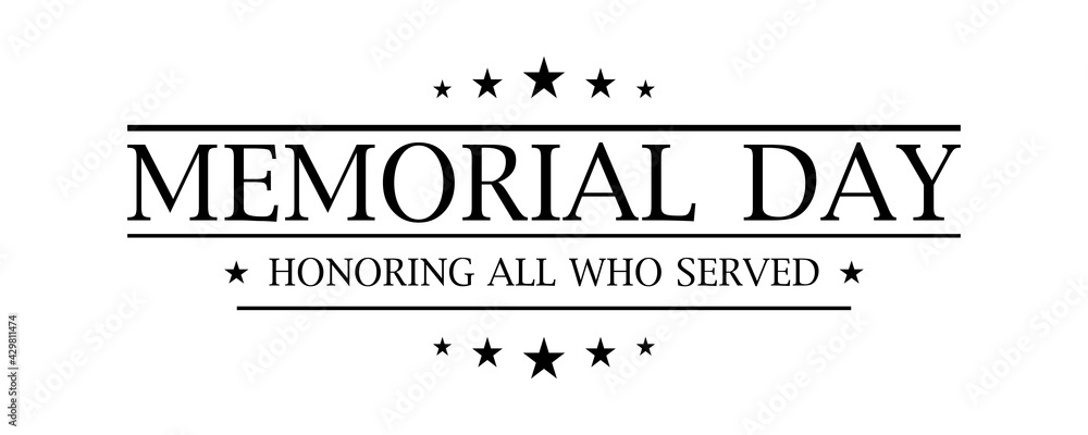 Memorial Day Clipart Black And White