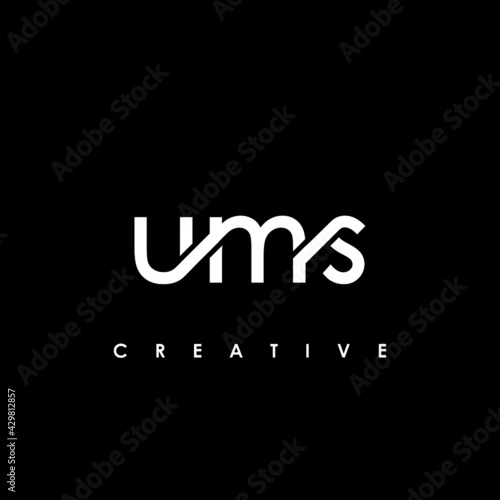 UMS Letter Initial Logo Design Template Vector Illustration Stock ...