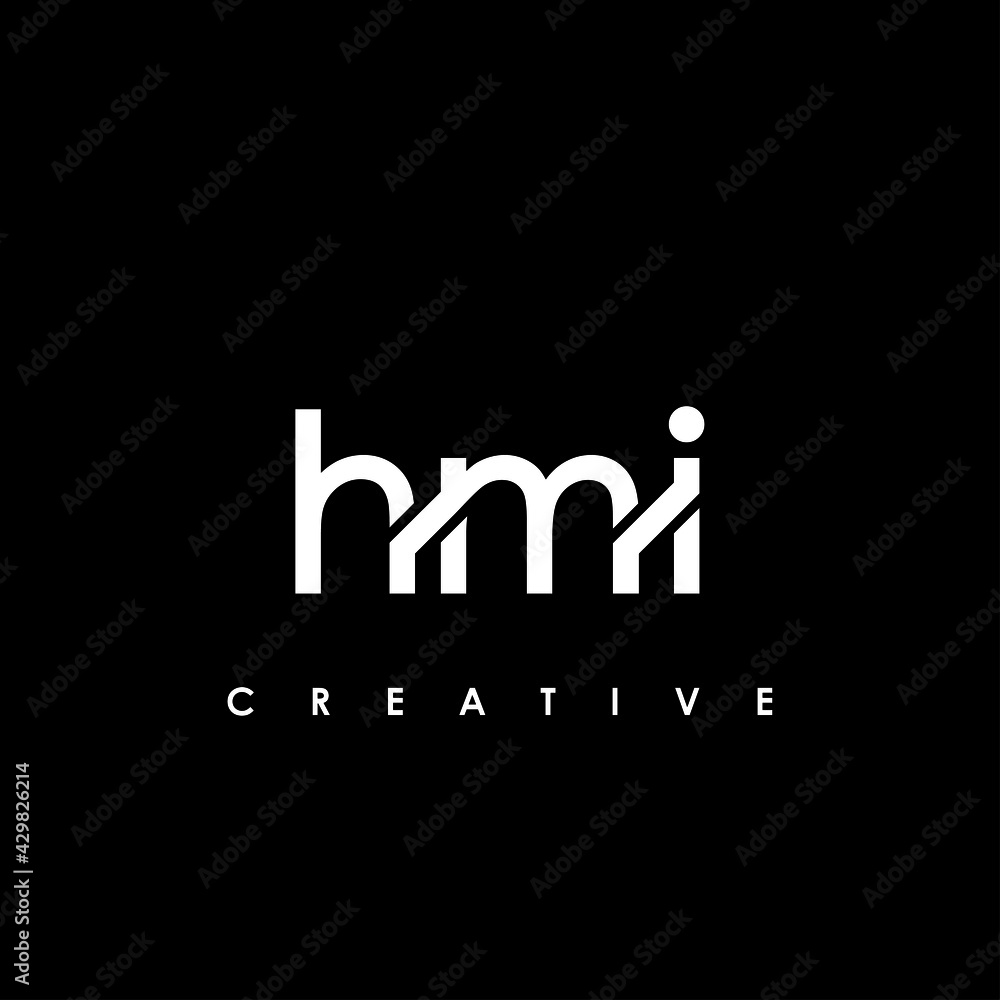 HMI Letter Initial Logo Design Template Vector Illustration Stock ...
