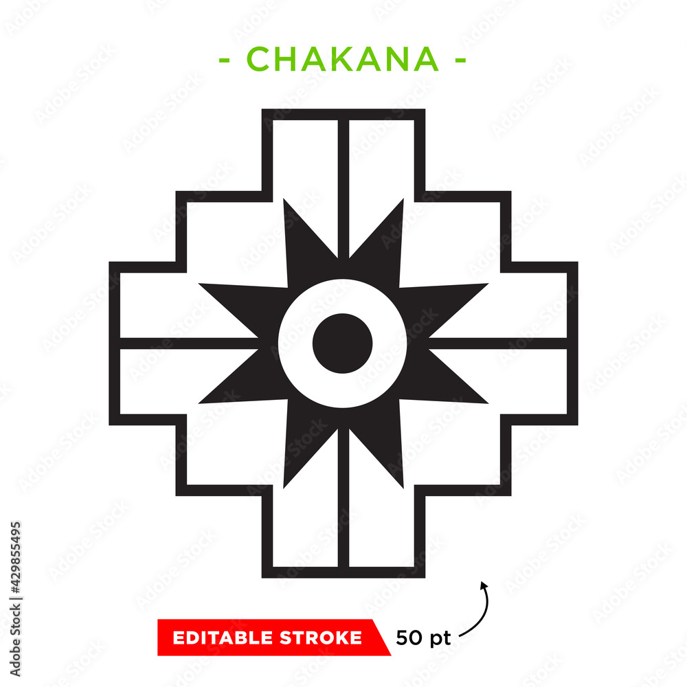 Inca Cross Chakana, Inti Raymi Ecuador, Peru emblematic symbol of an ...