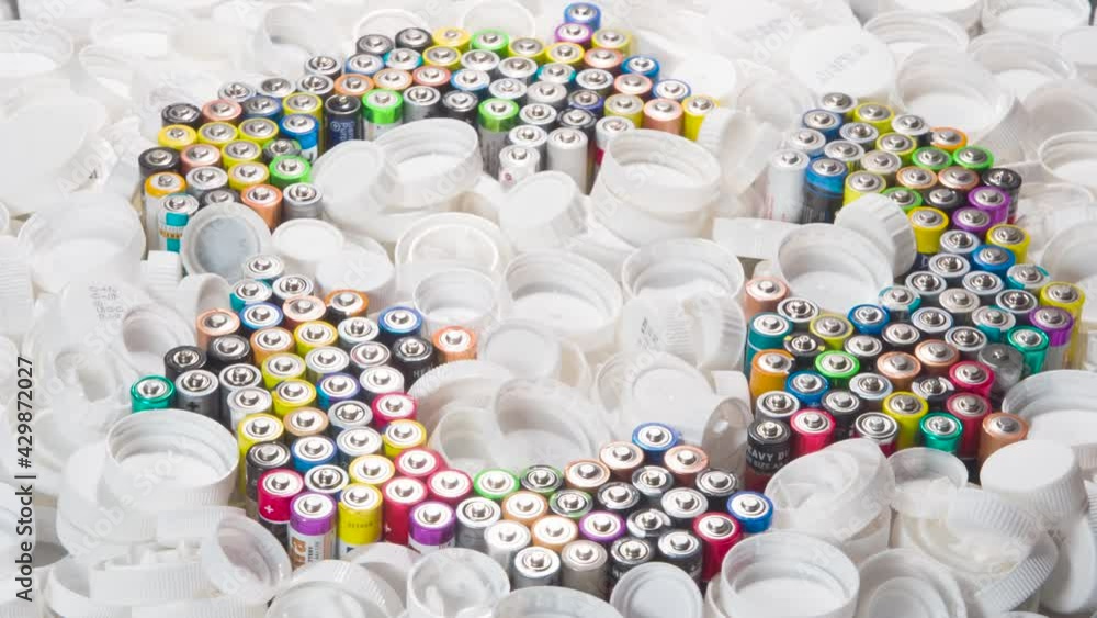 Reusing Recycled Materials. Recycling and Recycling Symbol is made up ...
