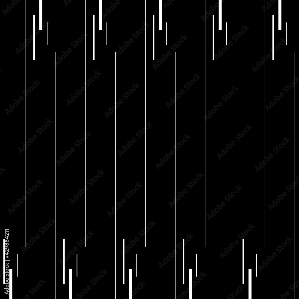 Geometric of vertical stripe pattern. Design top and bottom regular ...