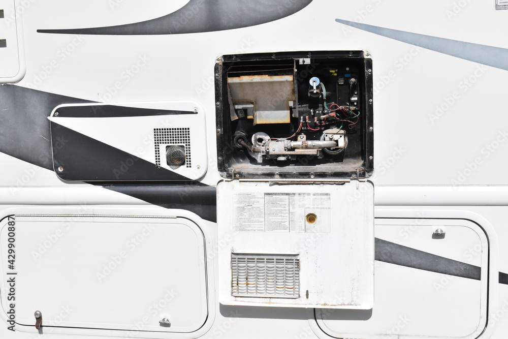 RV Camper Control Panel Stock Photo | Adobe Stock