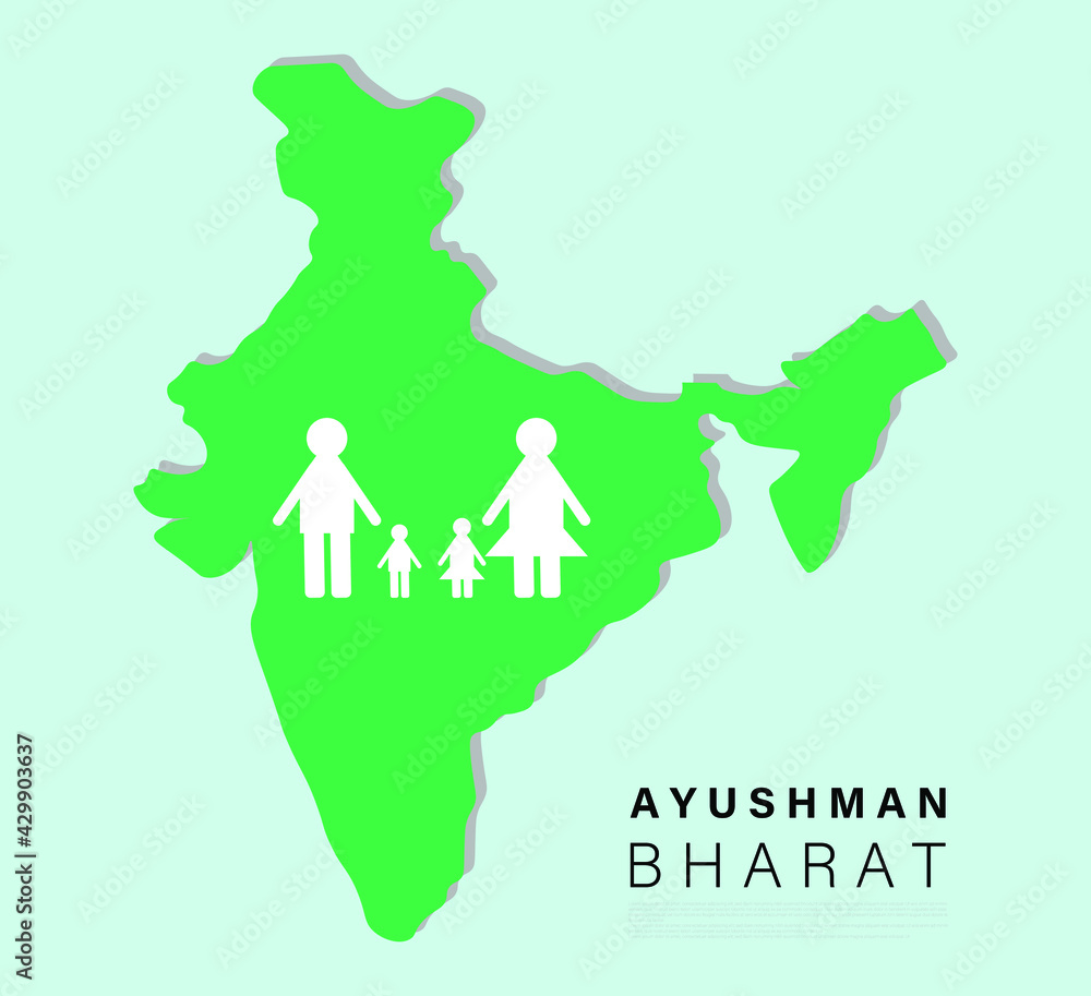 Bharat Mata With Map