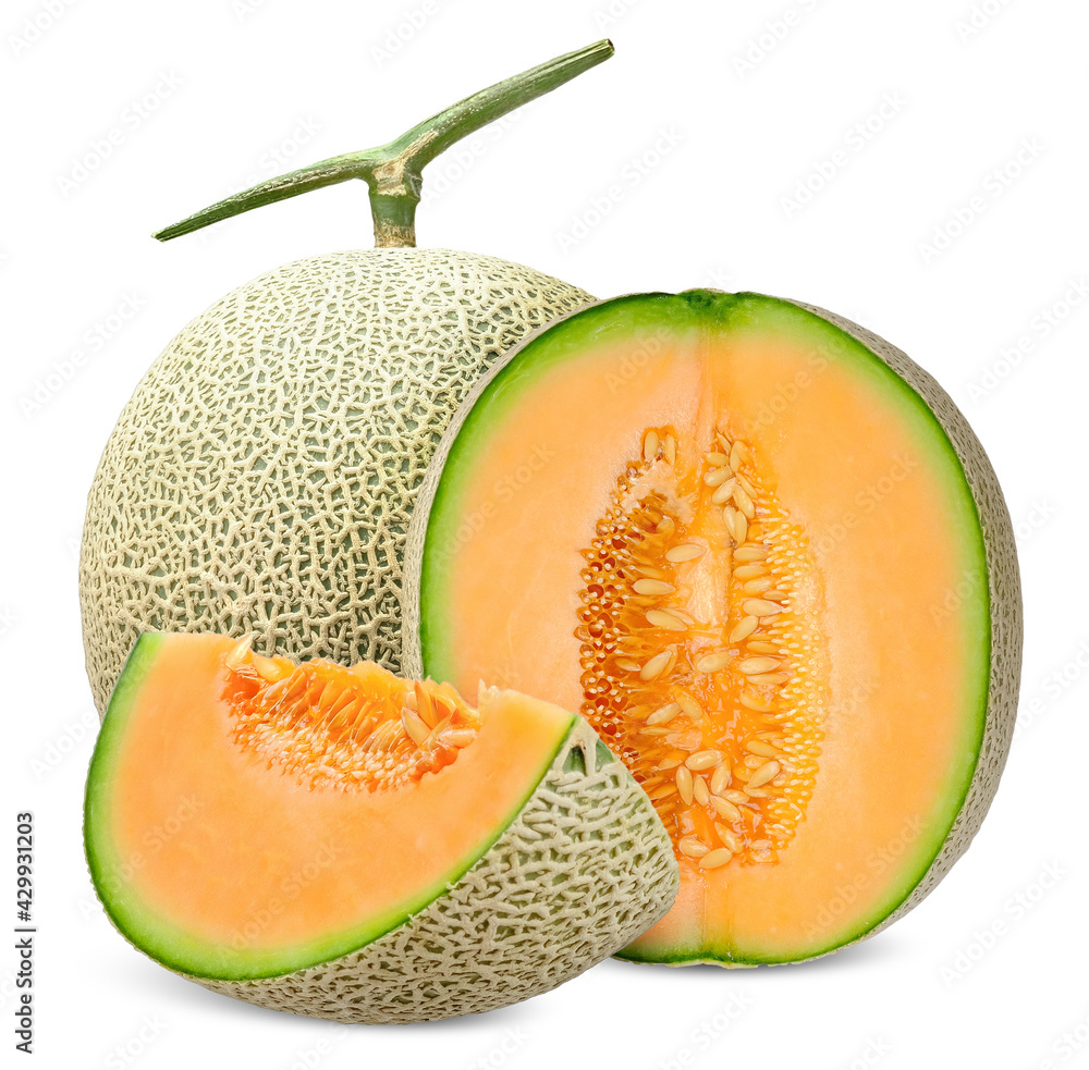 Poster Melon isolated on white with clipping path – Wall Art | UkPosters