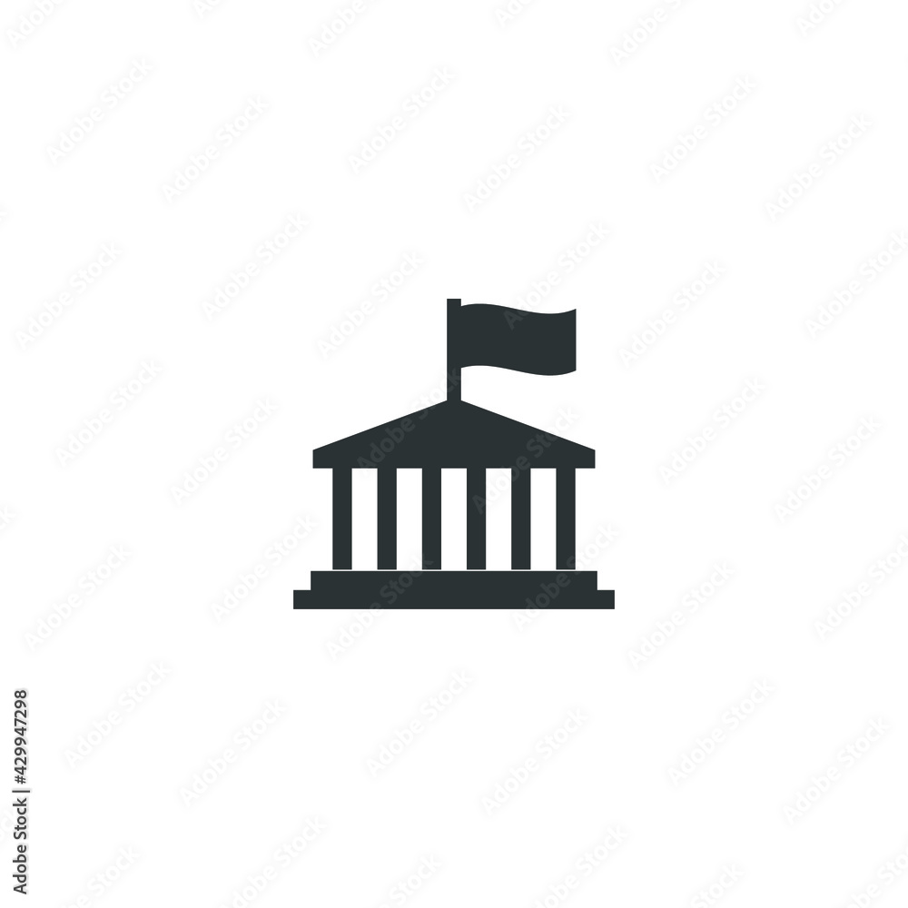 goverment icon vector illustration simple design element Stock Vector ...