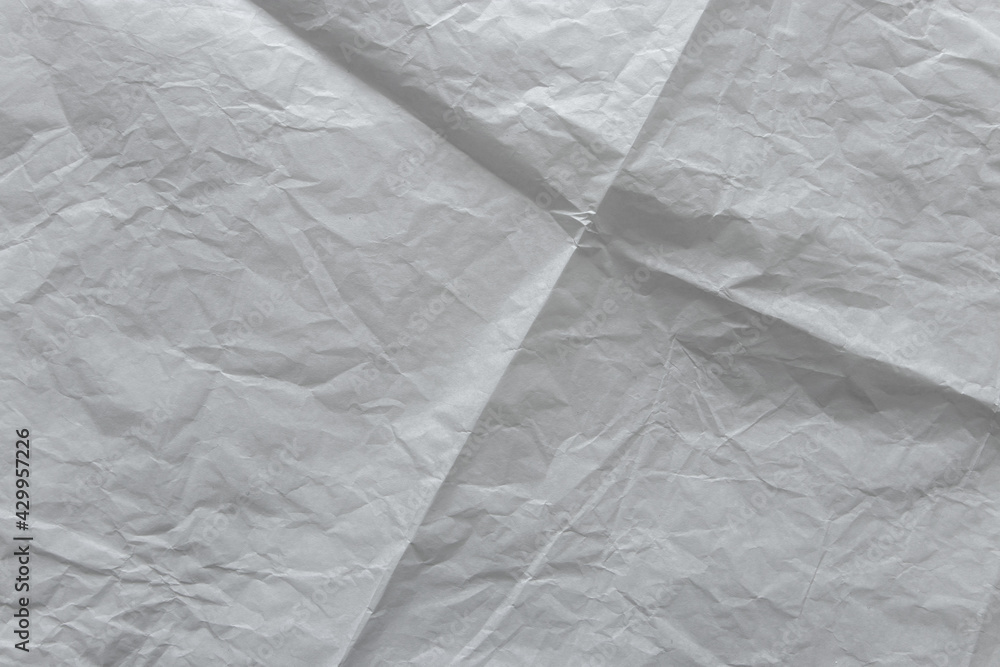 White wrinkled paper texture background Stock Photo | Adobe Stock