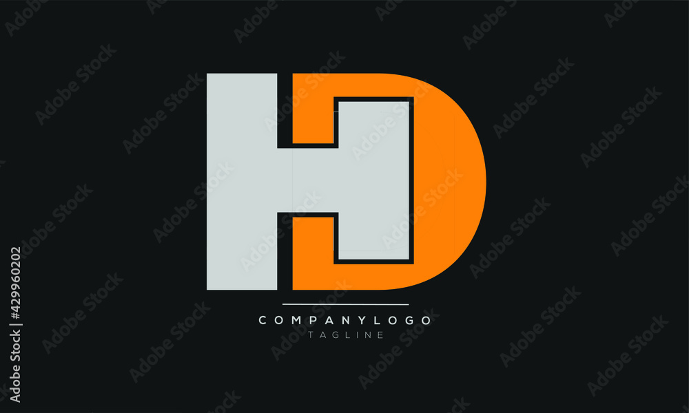HD initials monogram letter text alphabet logo design Stock Vector ...