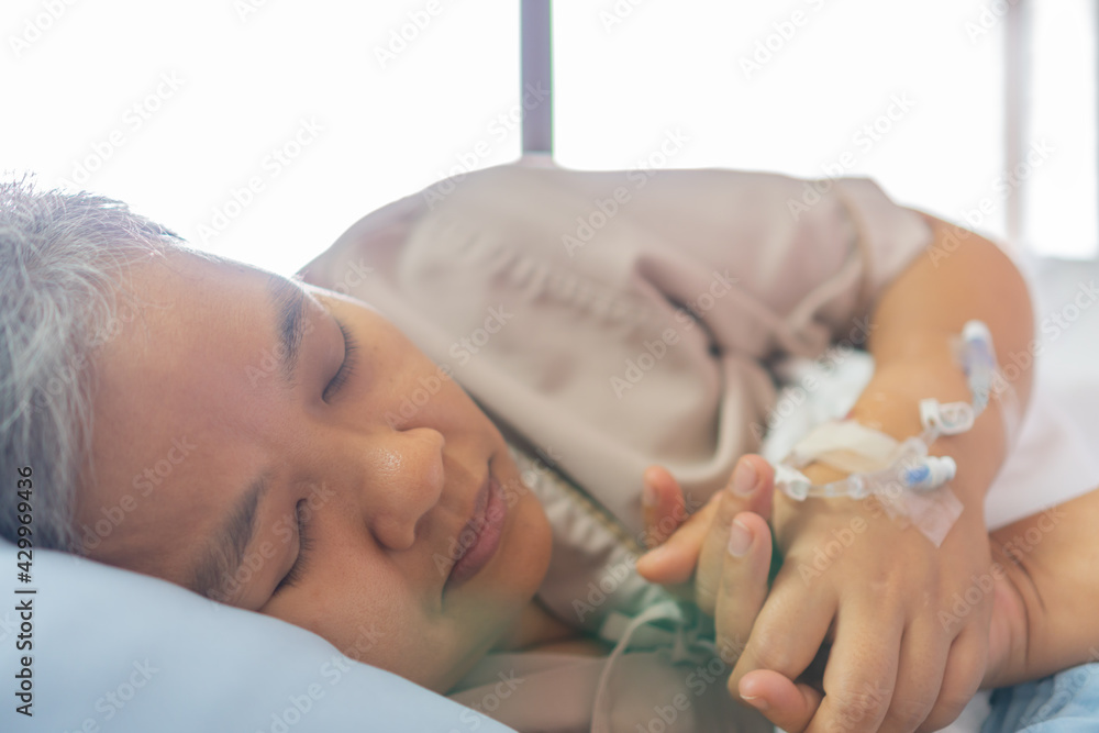 Love hope concept: Happy partner couple Visits lover holding hand for ...