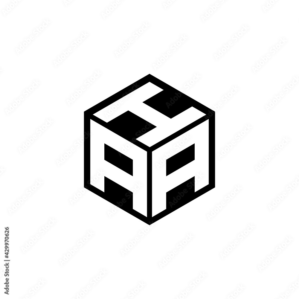 Vettoriale Stock AAI letter logo design with white background in ...
