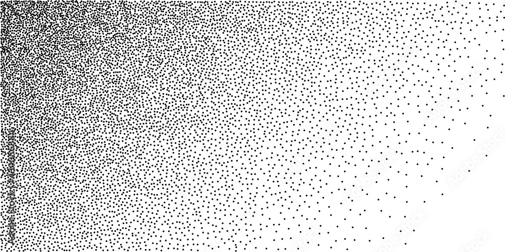 Dot stipple Gradient Background. Halftone in dotwork style. Grainy ...