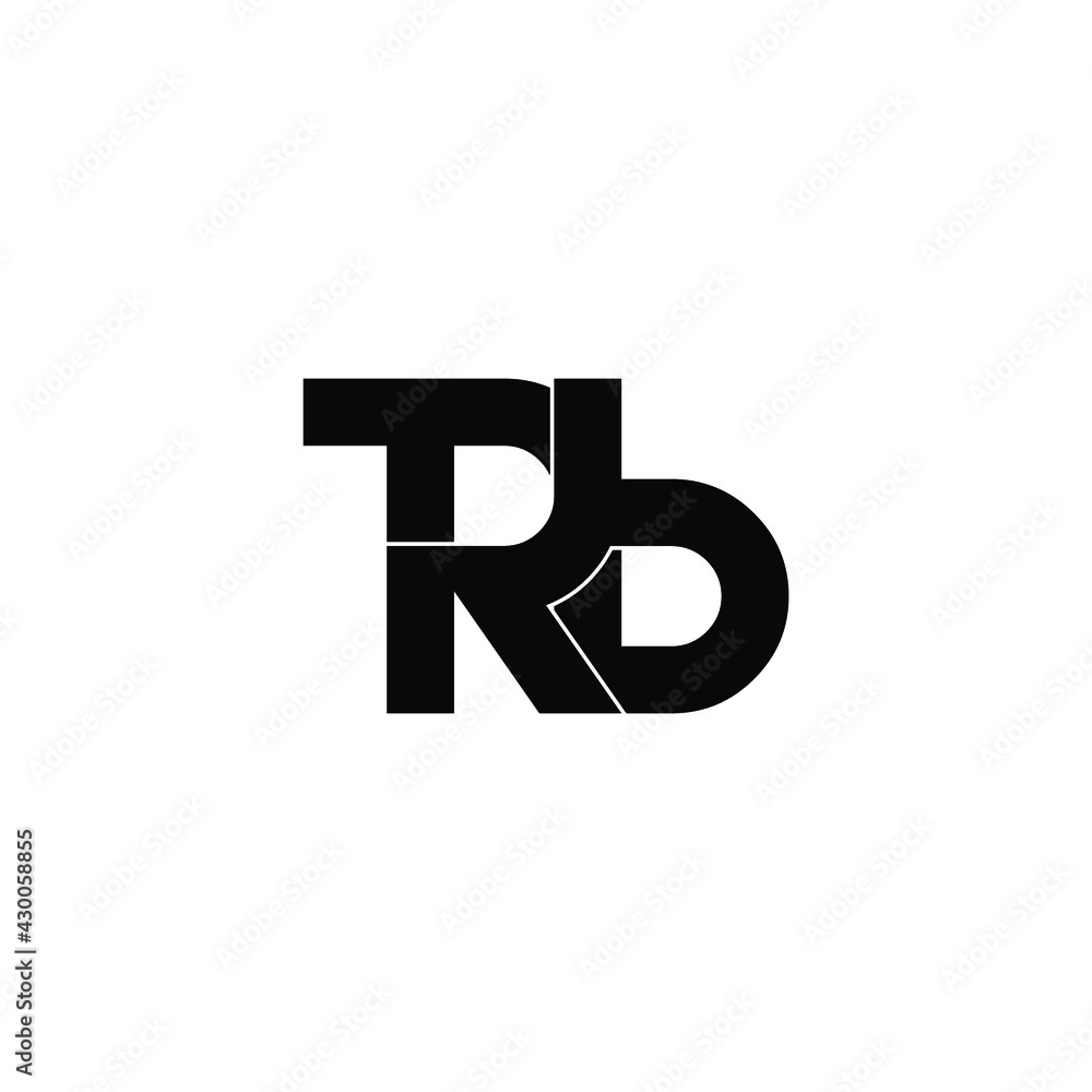trb letter original monogram logo design Stock Vector | Adobe Stock