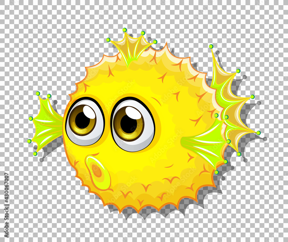 Cute Animated Puffer Fish