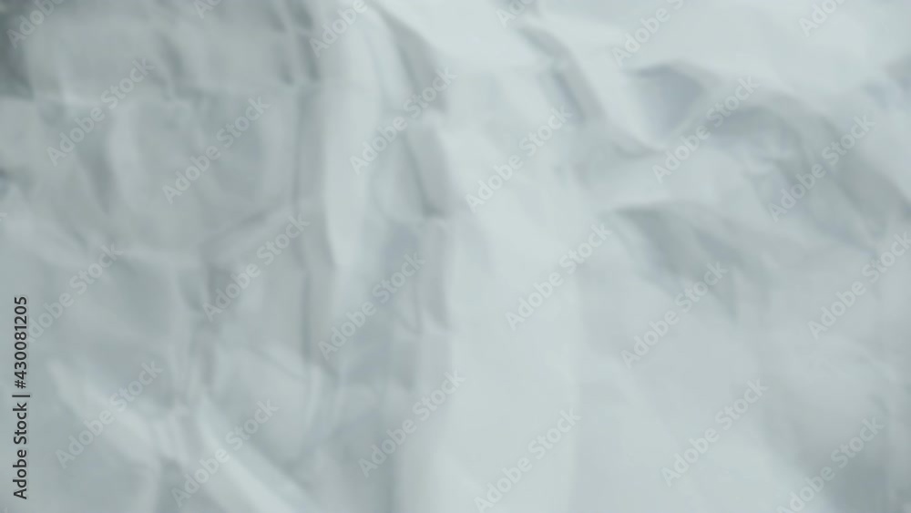 Crumpled sheet of paper. Live wallpaper abstract background. Slow ...