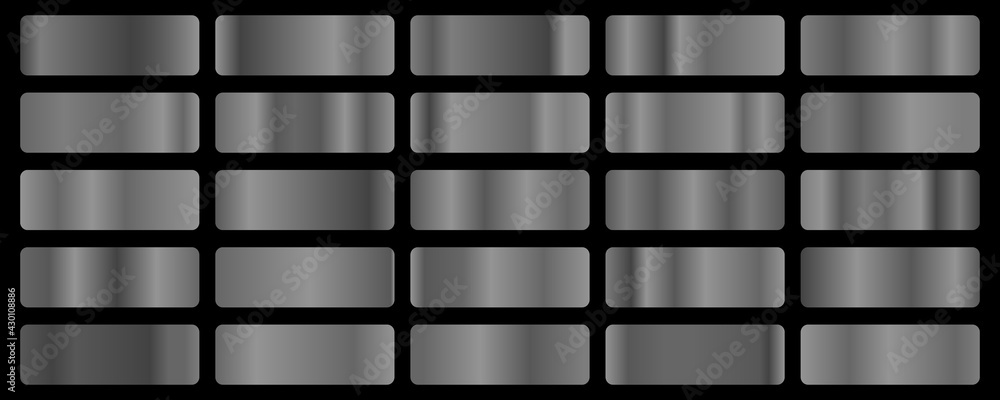 Silver background texture vector icon seamless pattern. Light ...