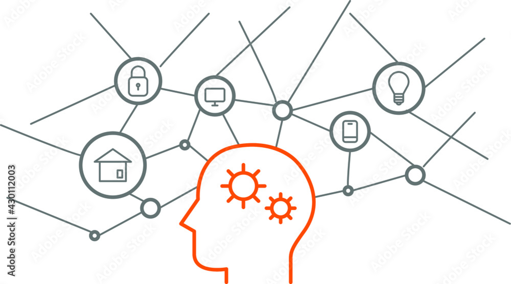 AI and Machine Learning vector image Stock Vector | Adobe Stock