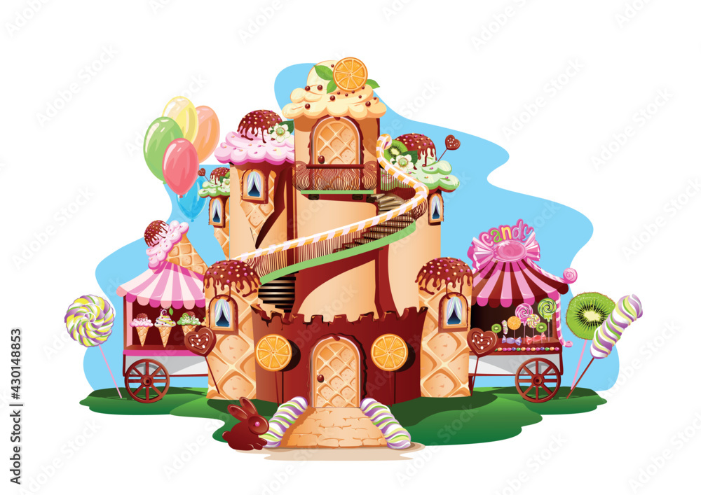 Candy Castle Clipart