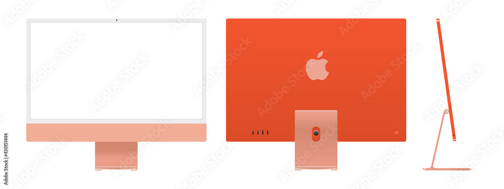 Imac Back Vector