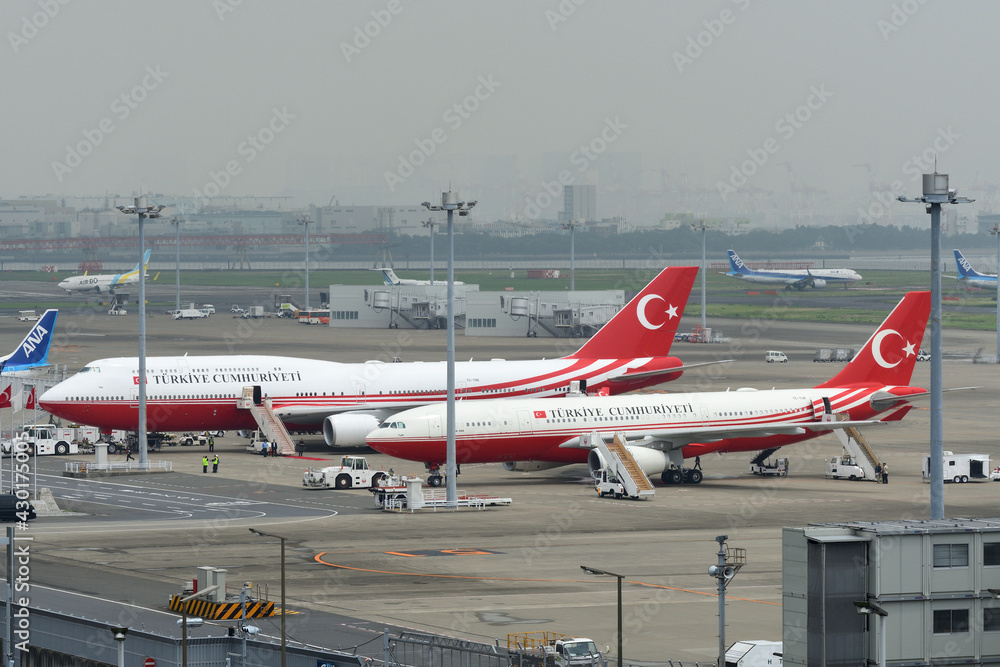 Tokyo, Japan - July 02, 2019:Turkish Government Airbus A330-200 ...