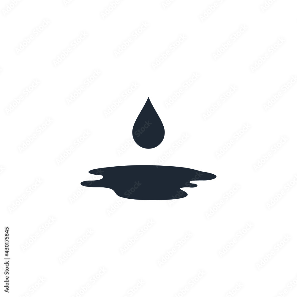 puddle icon symbol Stock Vector | Adobe Stock