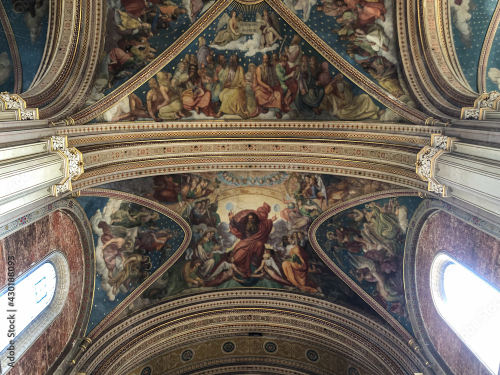 Oppulent Bavarian Byzantine Basilica interior style architecture inside ...