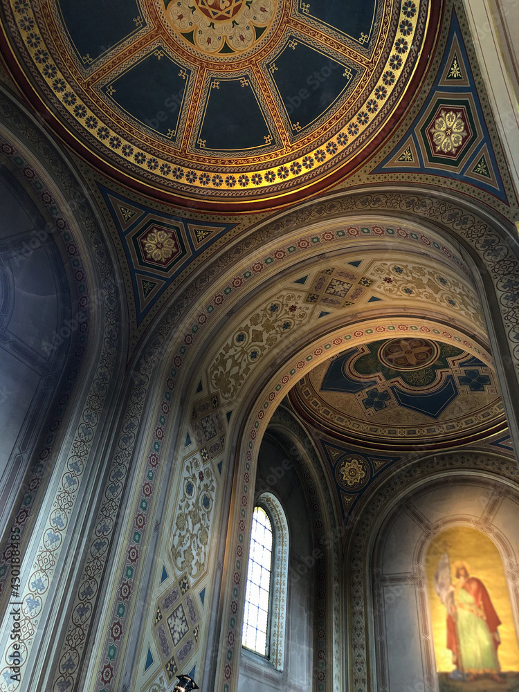 Oppulent Bavarian Byzantine Basilica interior style architecture inside ...