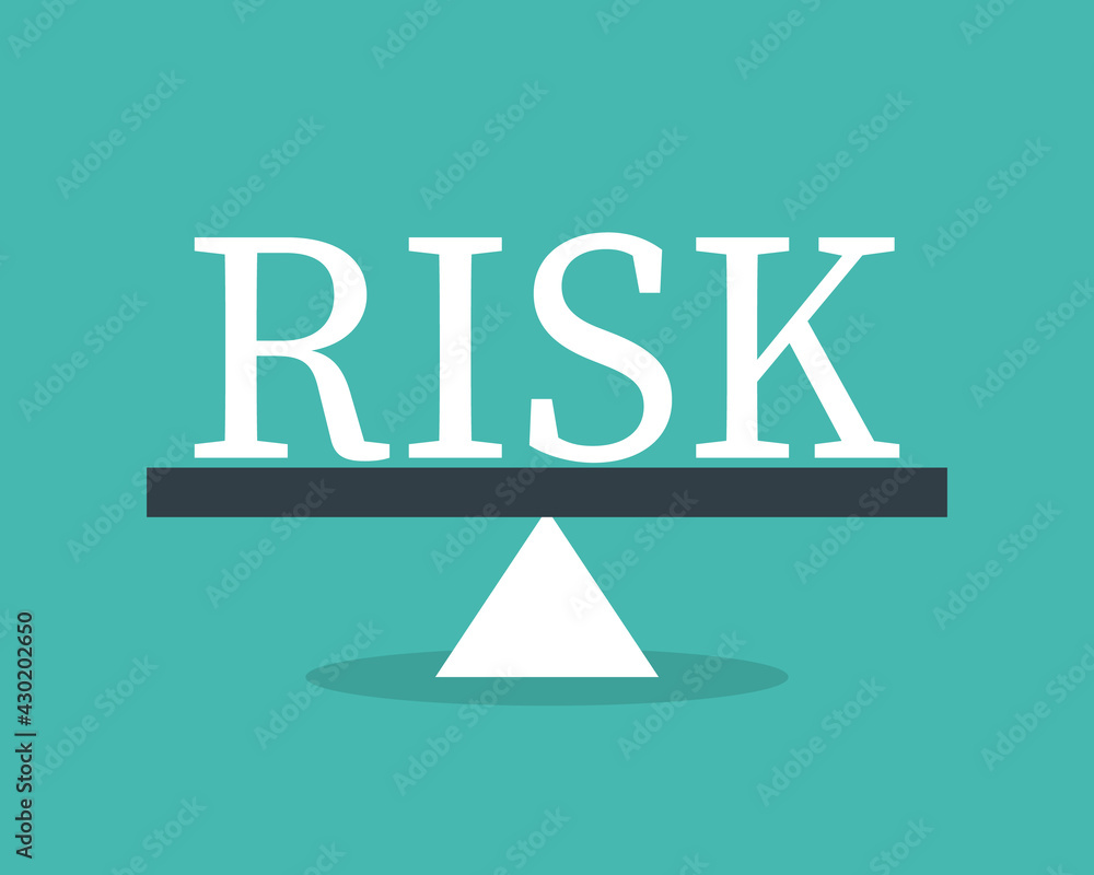 Risk tolerance illustration. Clipart image Stock Vector | Adobe Stock