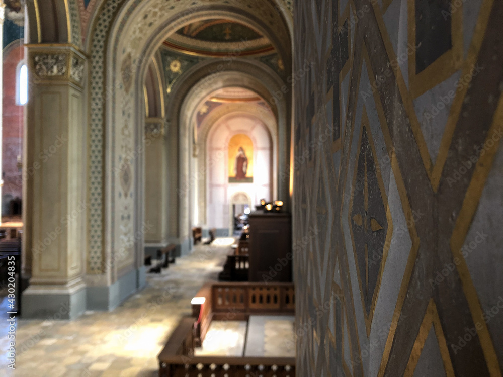 Oppulent Bavarian Byzantine Basilica interior style architecture inside ...