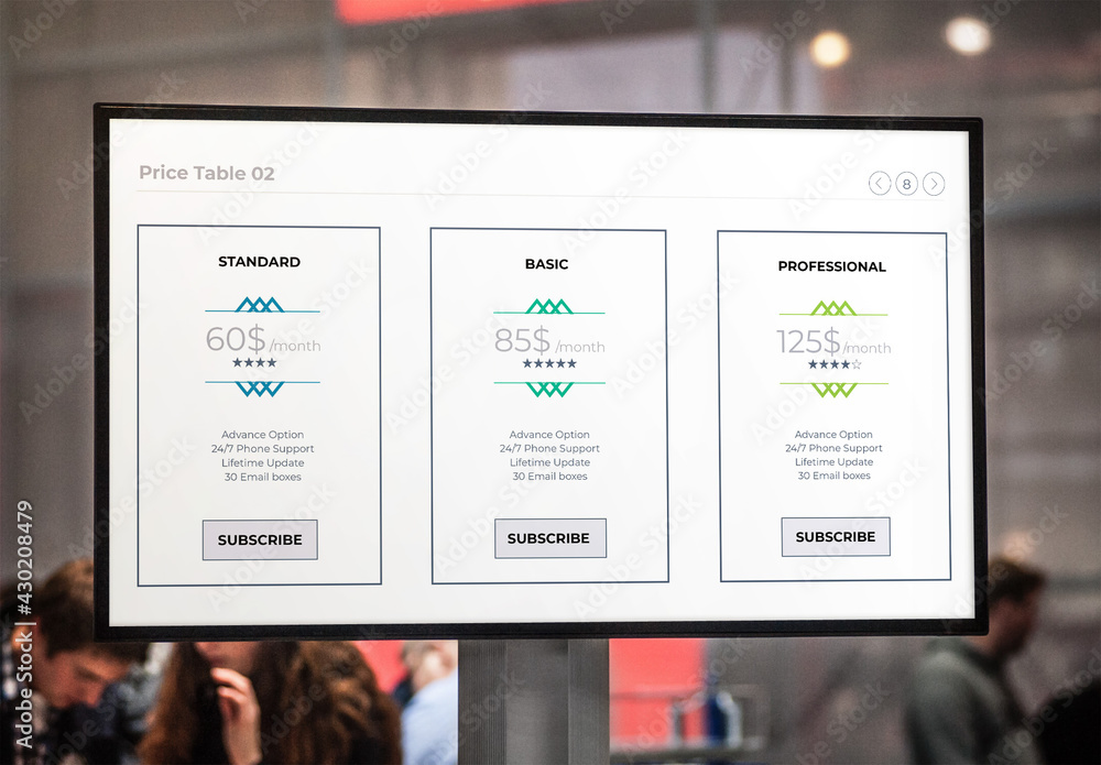Info Table Infographic Layout with three Columns Stock Template | Adobe ...