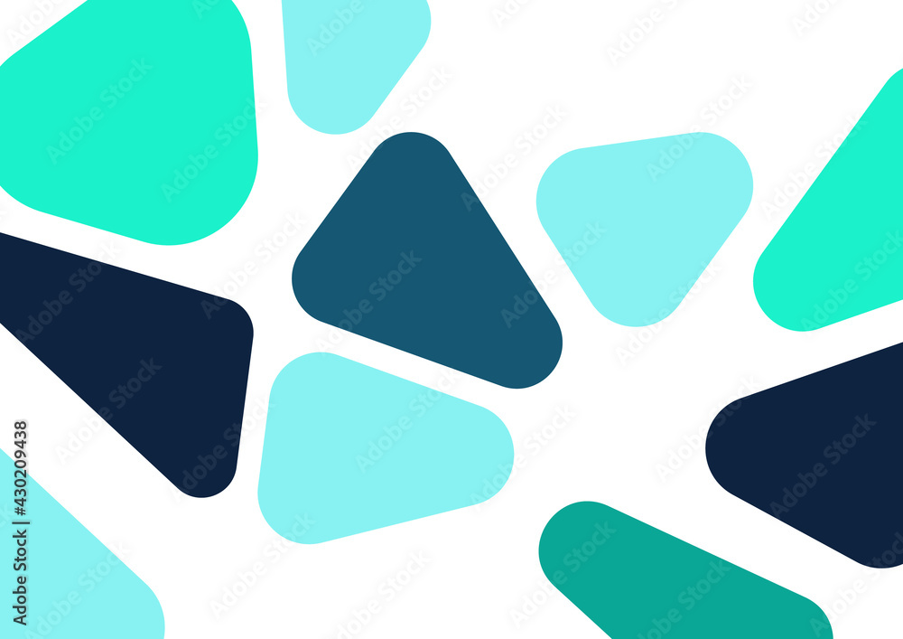 Colorful geometric background design. Trendy abstract composition with ...