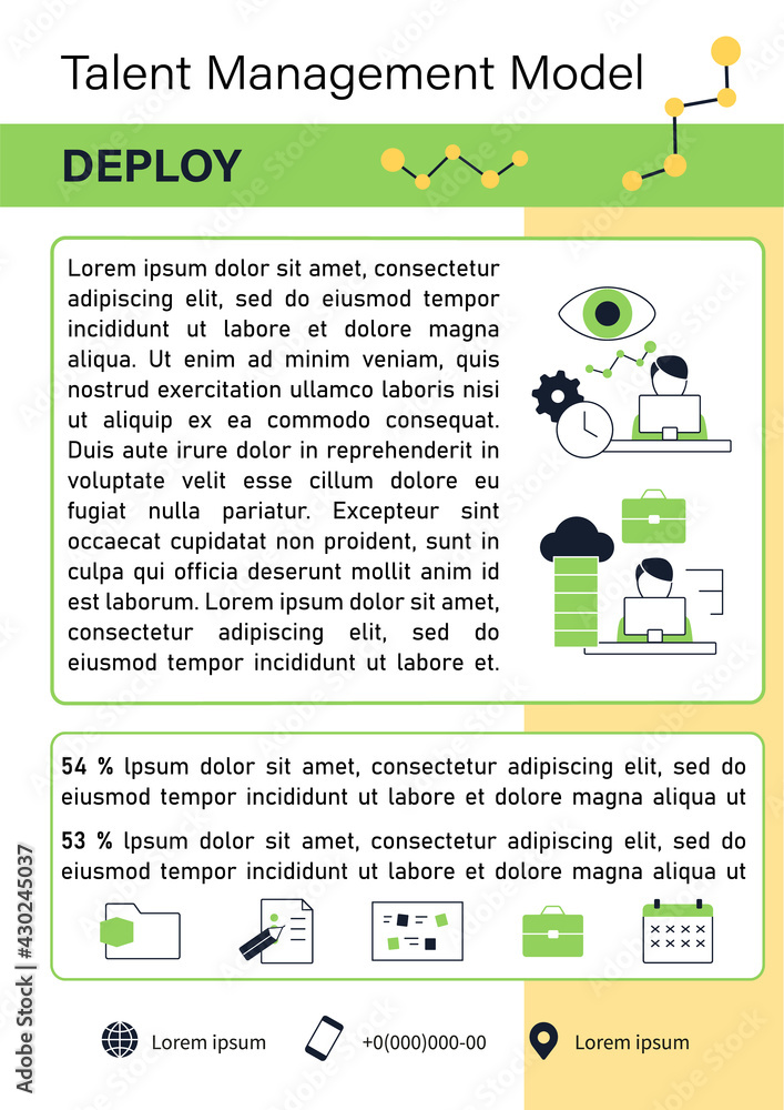 Talent management model brochure.Deploy.Career path.Performance ...