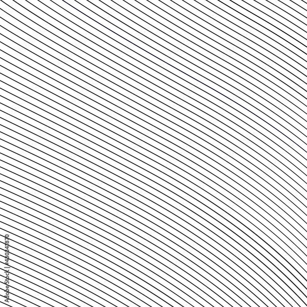 Abstract black vector wavy diagonal lines for prints, web and posters ...