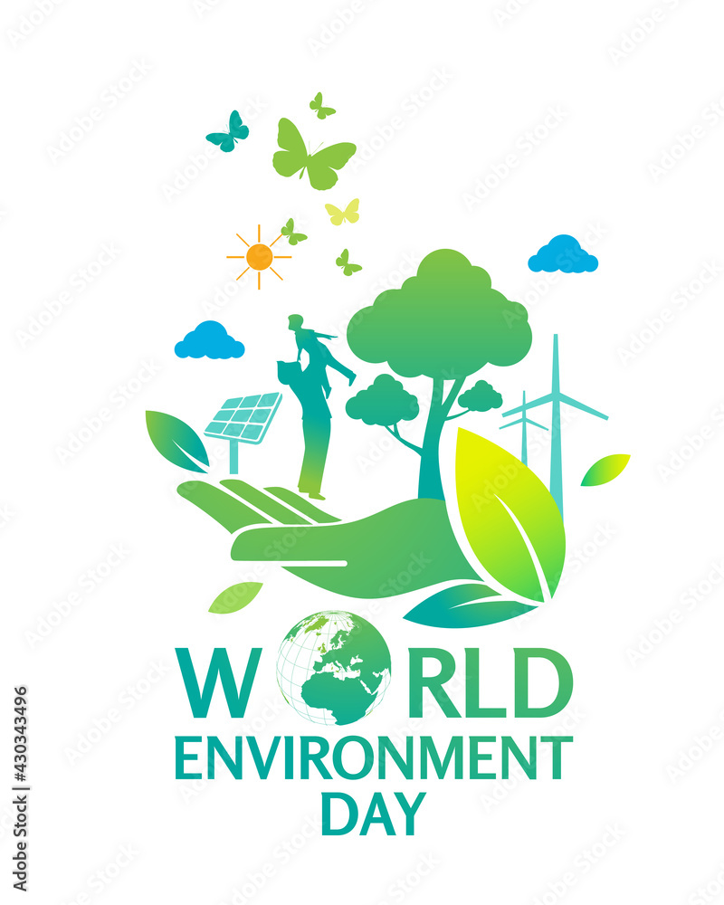 World environment day logo design template Stock Vector | Adobe Stock