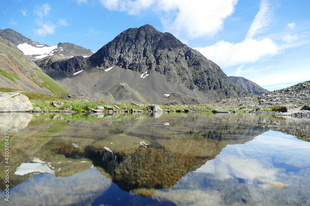 Crow Pass popular hiking trail with glaciers, wild rivers, waterfalls ...