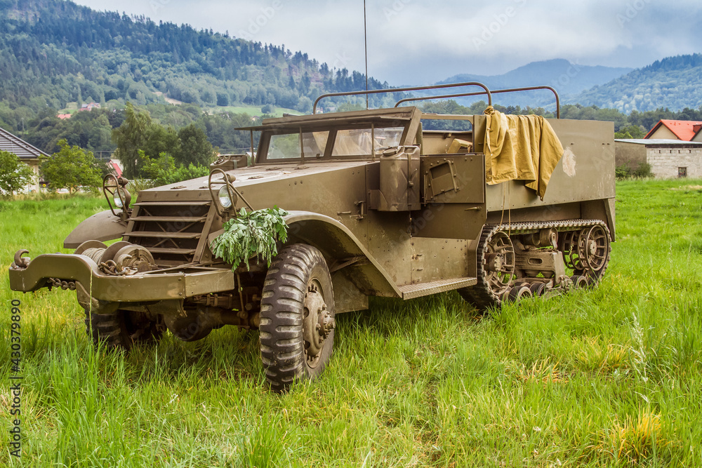 The M5 half-track (officially the Carrier, Personnel, Half-track, M5 ...