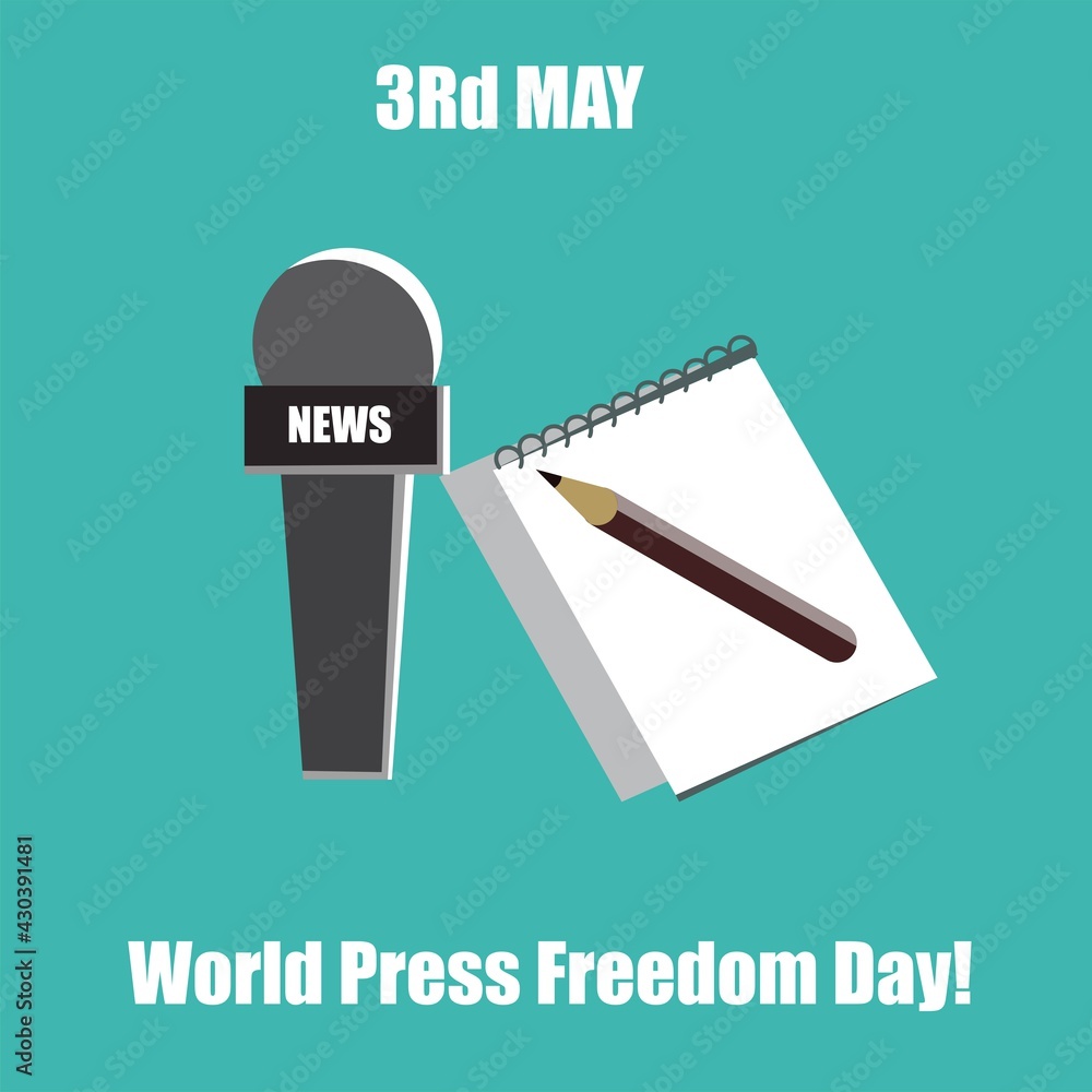 Posters world press freedom day 2021. Stock Vector | Adobe Stock