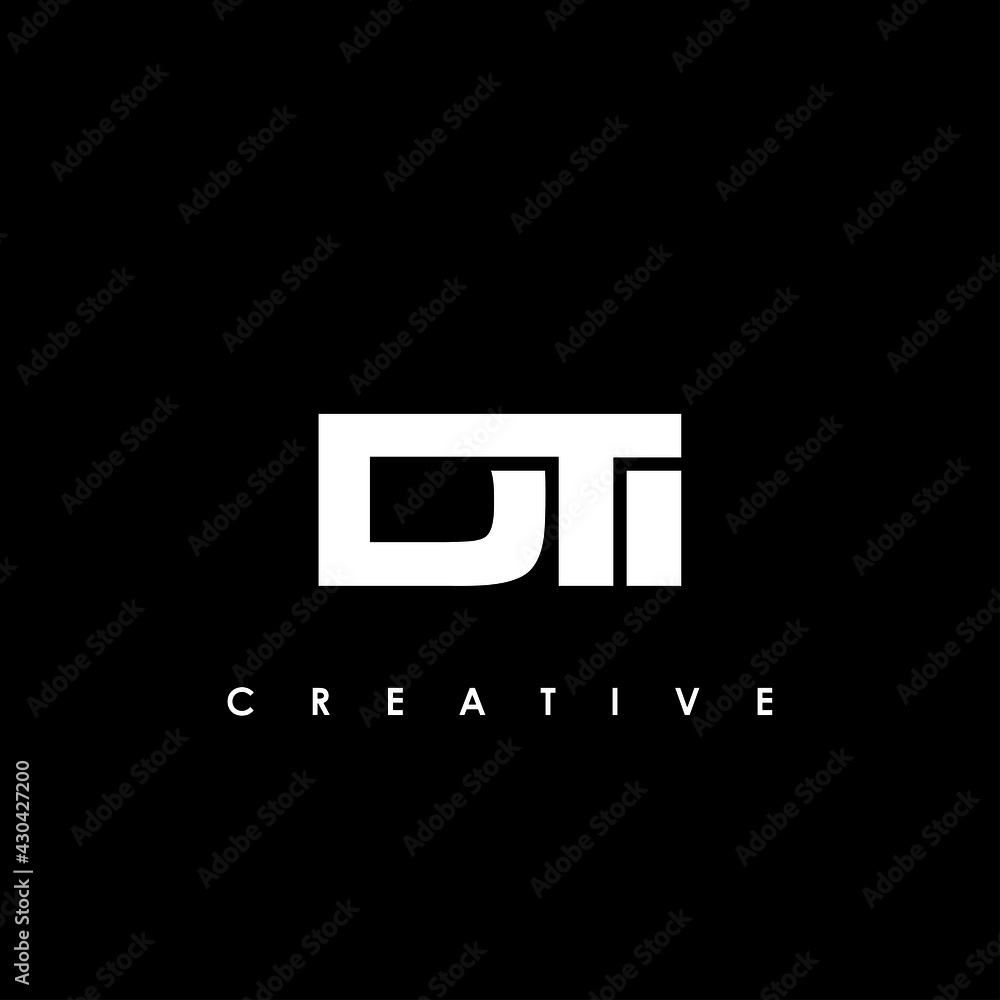 DTI Letter Initial Logo Design Template Vector Illustration Stock ...