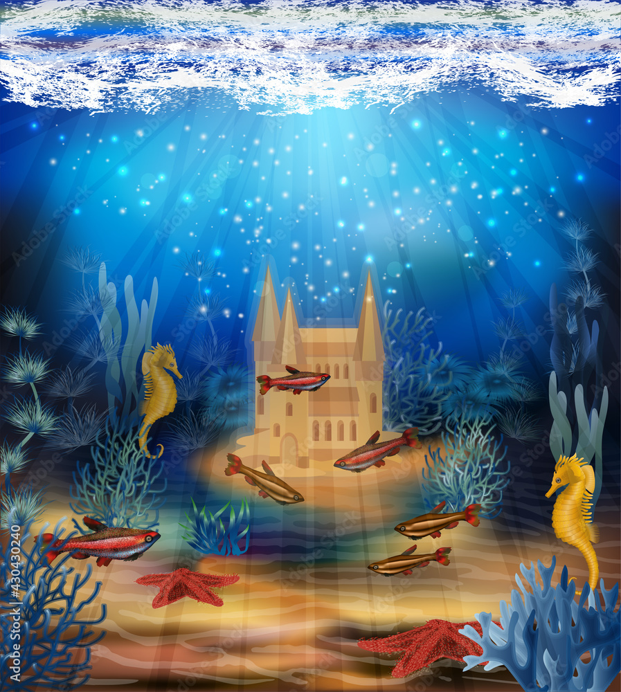 Little Mermaid Castle Wallpaper