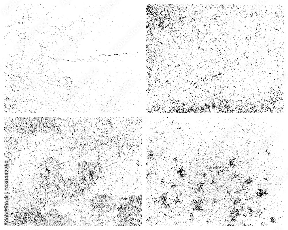 Cement texture. Concrete overlay black and white texture. Stock Vector ...