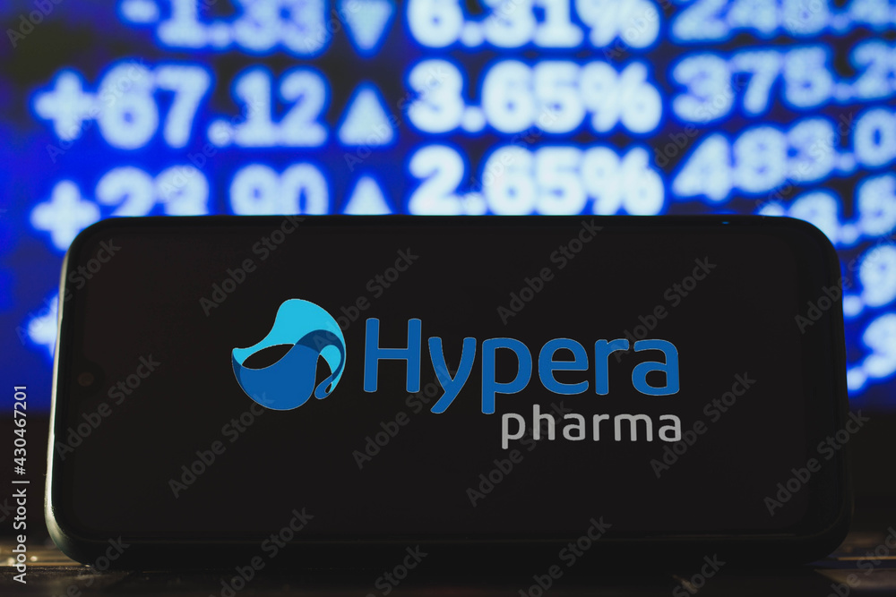 April 27, 2021, Brazil. In this photo illustration the Hypera Pharma ...