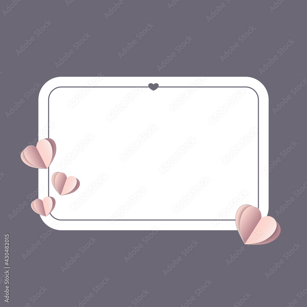 Pusta karta na ciemnym szarym tle w minimalistycznym stylu otoczona ...