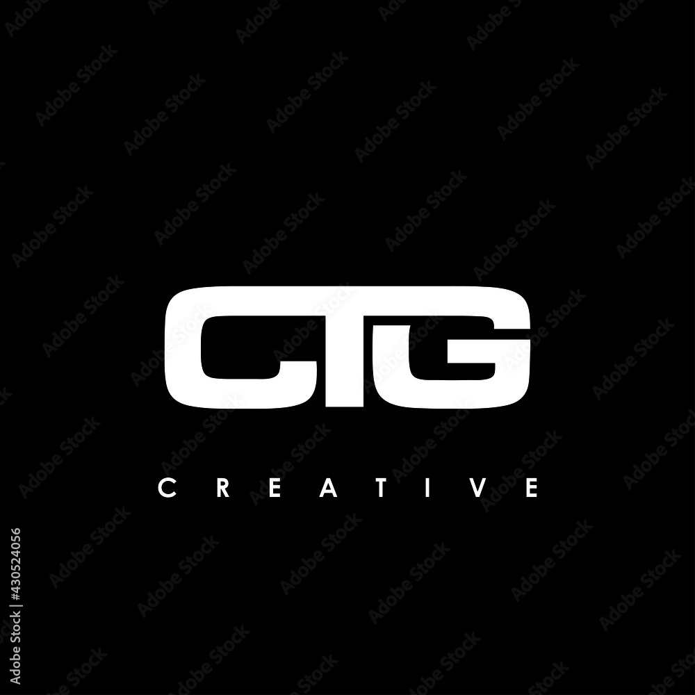 CTG Letter Initial Logo Design Template Vector Illustratio Stock Vector ...