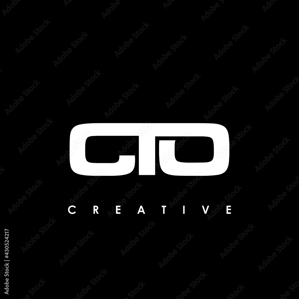 CTO Letter Initial Logo Design Template Vector Illustratio Stock Vector ...