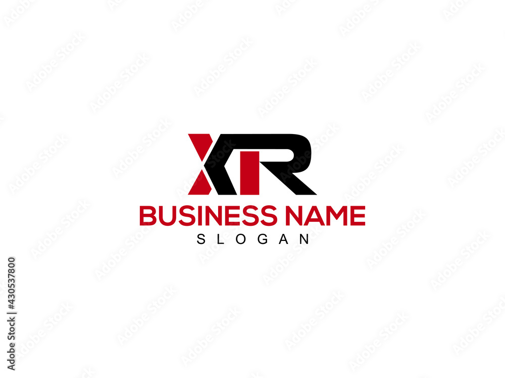 XR Letter Logo, xr logo icon vector for business Stock Vector | Adobe Stock